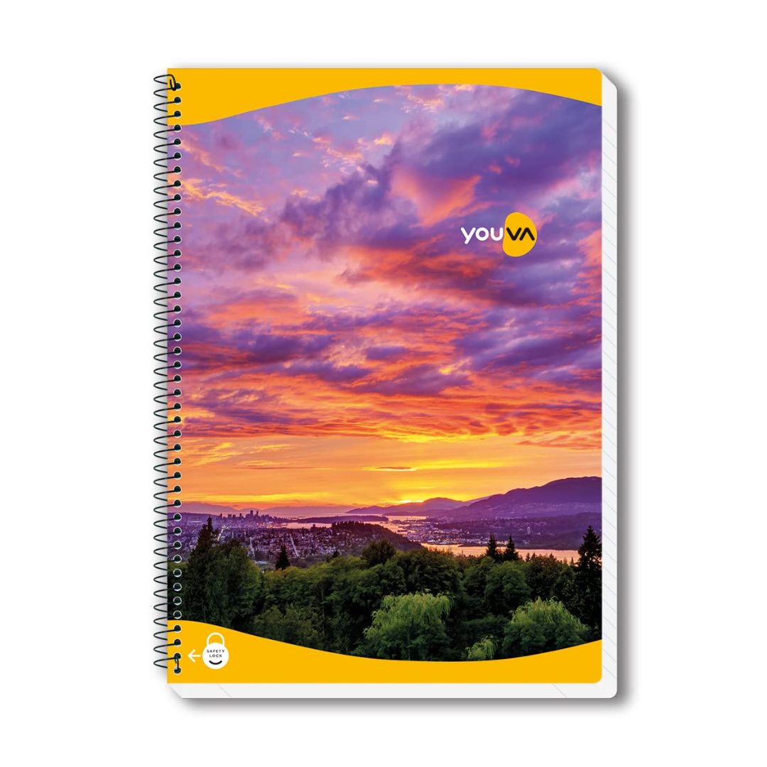 YOUVA Navneet A4 Spiral Notebook – 240 Pages - Aamantran Stores